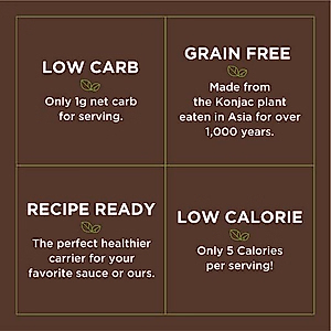 Miracle Noodle Angel Hair Pasta - Plant Based Shirataki Noodles, Konjac Noodles, Vegan, Gluten-Free, Low Carb Pasta, Paleo, Low Calorie Noodles, Soy Free, Non-GMO, Keto Pasta Noodles - 7 Oz, 6-Pack