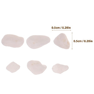 POPETPOP 1 Bag of River Rock Stones Natural Pebbles Gravel Outdoor Decorative Stones Garden Landscaping Stones Gravel Filler for Plant Aquariums Landscaping Vase Fillers
