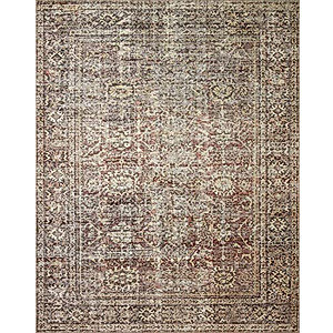 Loloi Amber Lewis x Georgie Bordeaux/Antique 5'-0" x 7'-6" Area Rug