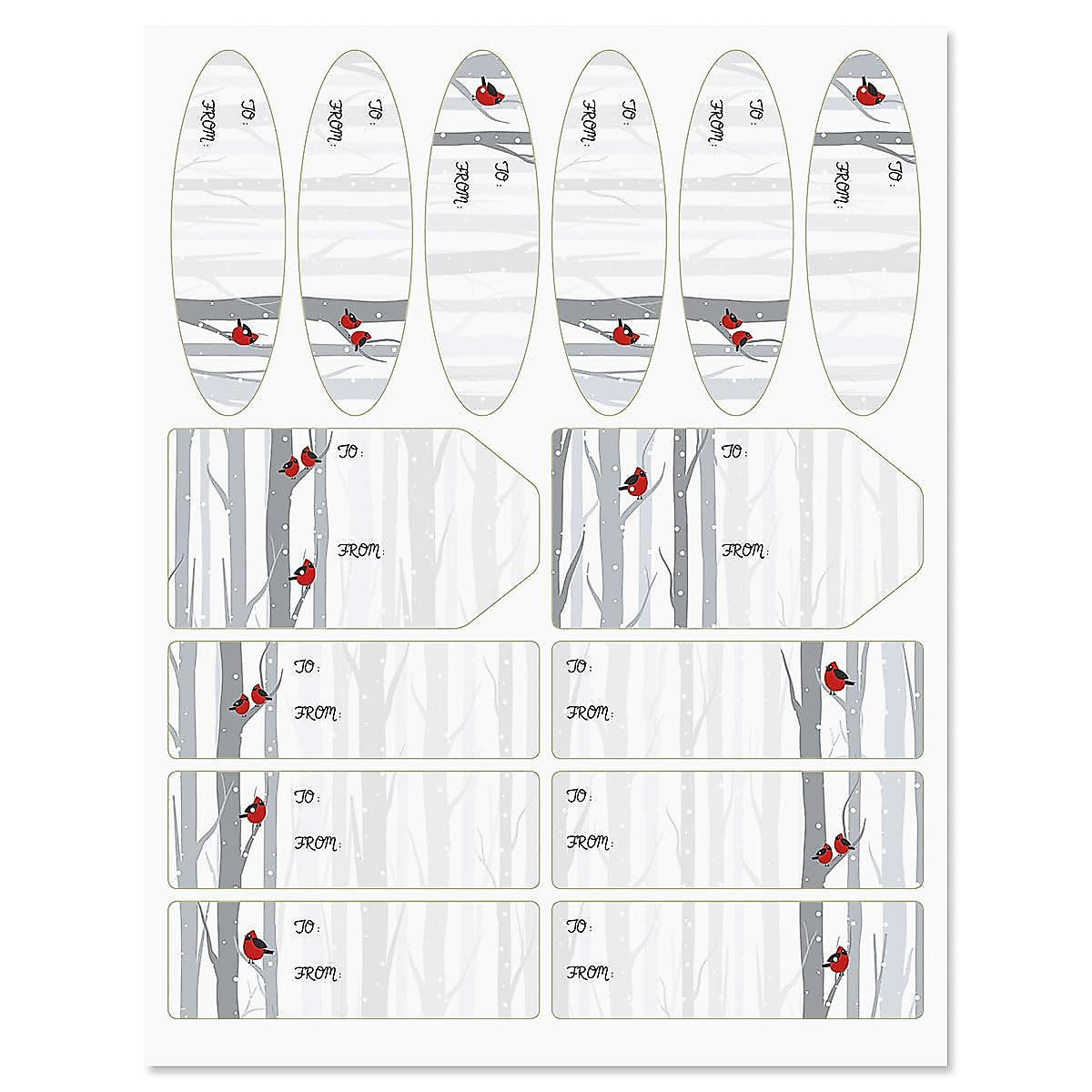 Current Forest Friends Silver Christmas Rolled Wrapping Paper - Premium Jumbo 23-Inch x 32-Foot Gift Wrap Roll, 61 Square Feet Total