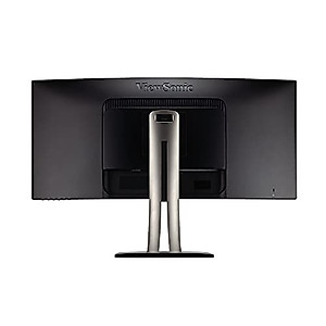 ViewSonic VP3481a 34-Inch WQHD+ Curved Ultrawide USB C Monitor with FreeSync, 100Hz, ColorPro 100% sRGB Rec 709, 14-bit 3D LUT, Eye Care, 90W USB C, HDMI, DisplayPort for Home and Office,Black