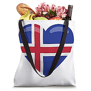 Iceland Heart Iceland Souvenir Men Women Kids Iceland Flag Tote Bag