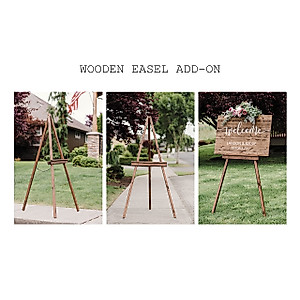 Personalized Wedding Welcome Sign - Wood Wedding Sign - Rustic Wedding Decor #PWS01