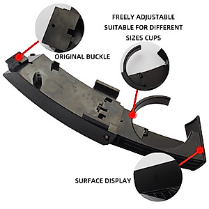 Dasbecan Dashboard Right Passenger Side Cup Holder Replacement Compatible with BMW Z4 E85 E86 2003-2008 Replaces# 51457070324