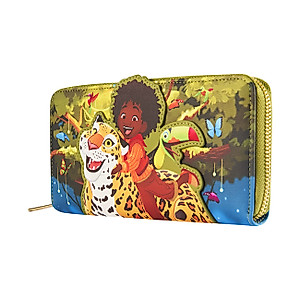 Loungefly Disney: Encanto - Antonio and Parce The Jaguar Wallet, Amazon Exclusive, Multicolor