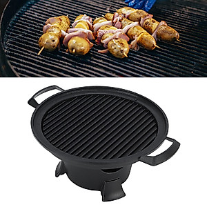 Multifunctional Charcoal Barbecue Grill, Mini Grill Pan, Barbecue Grill PlateTabletop Portable Grill Hibachi Grill, Tabletop Grill for Traveling Picnics Camping