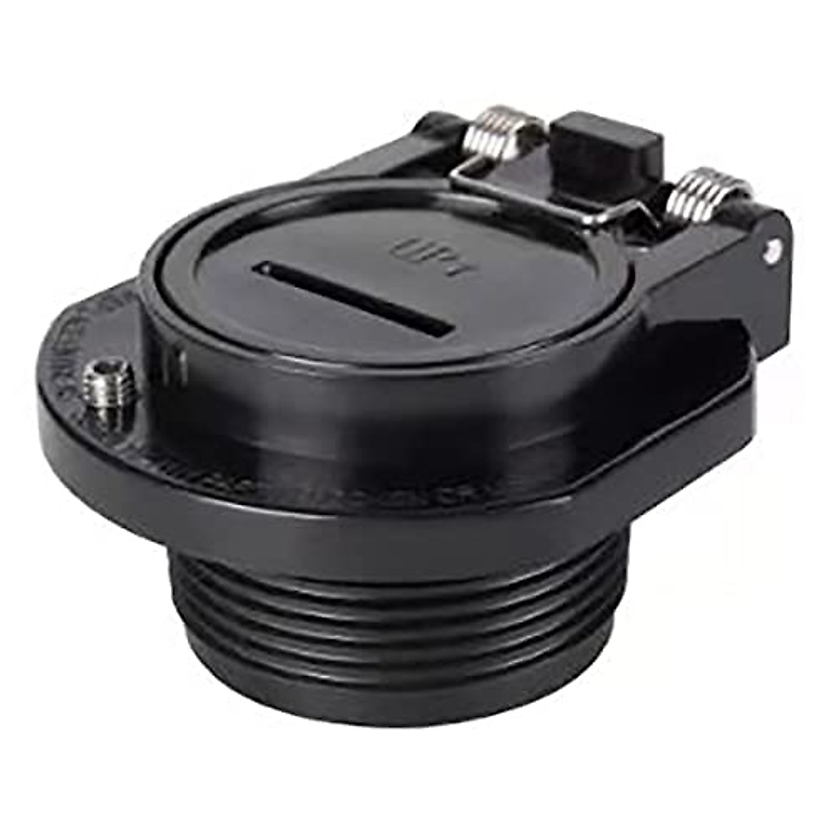 ATIE Pool Free Rotation Snap-Lock Vacuum Vac Lock Safety Wall Fitting W400BBKP/600-2201 for Zodiac, Hayward, Pentair Suction Pool Cleaners (Black)