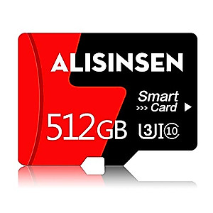 512GB Micro sd Card Class 10 Memory Card with SD Card Adapter, Compatible for Computer Camera and Smartphone Memory Card (512GB)