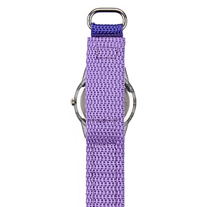 Disney Frozen Kids' Plastic Time Teacher Analog Quartz Nylon Strap Watch