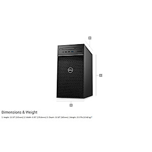 Dell Precision 3000 3640 Workstation - Core i7 i7-10700 - 16GB RAM - 512GB SSD - Tower