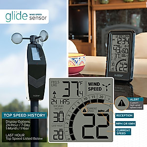 La Crosse Technology 327-1418BW Monochromatic Digital Wind Speed Station