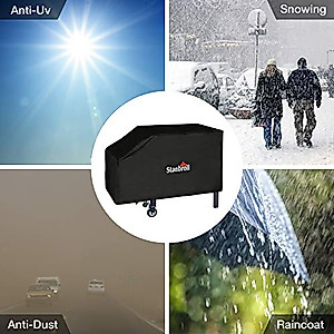 Stanbroil 28" Griddle Cover for Blackstone 2 Burner Grills, 600D Heavy Duty Waterproof Anti-UV Canvas Flat Top BBQ Cover for Blackstone 28" Outdoor Cooking Gas Grill Griddle