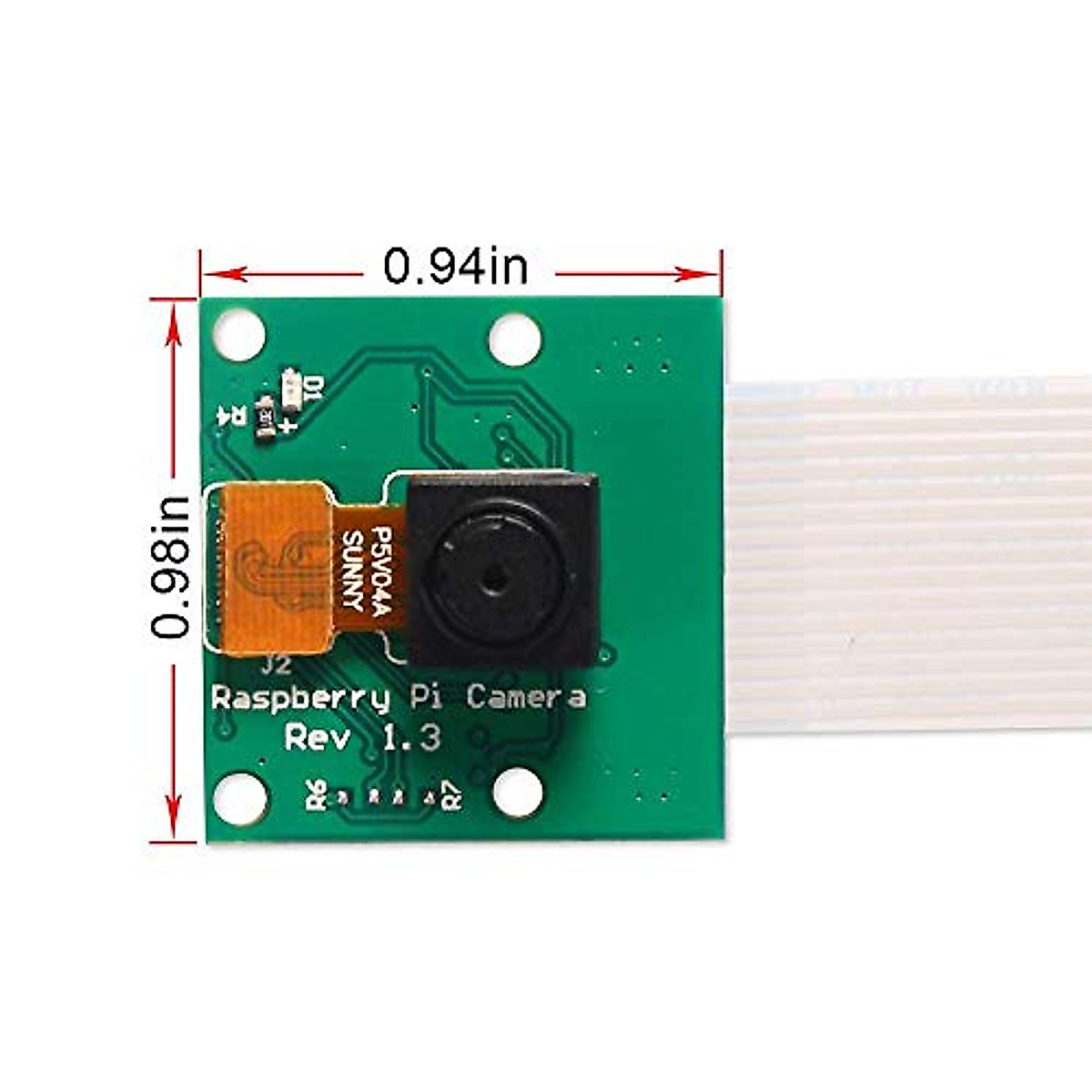 DollaTek 5MP 1080P Mini Camera Video Module Sensor OV5647 Camera Video Module for Raspberry Pi 2/3 Mode 3B+