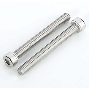 50 PCS Socket Head Cap Screw Assortment Set, M6 x 20mm, 25mm, 30mm, 35mm, and 40mm, Stainless Steel 304, Bright Finish