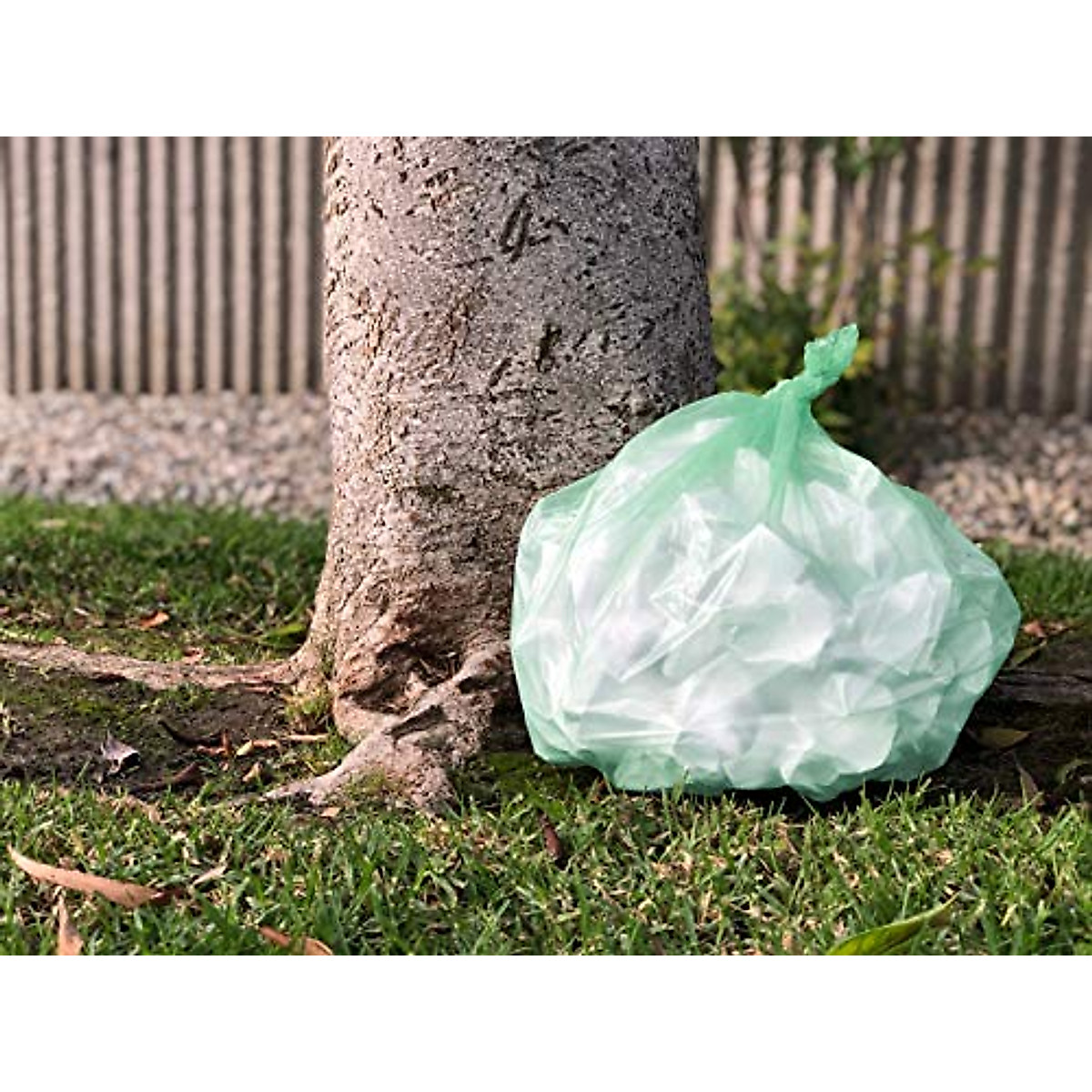 Reli. Compostable 6-8 Gallon Trash Bags | 100 Count | ASTM D6400 | Green | Eco-Friendly | For Compost