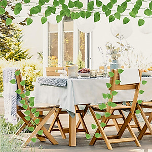 Yatim 94-Ft 12 Pack Artificial Ivy Leaf Garland Plants Vine Hanging Wedding Garland Fake Foliage Flowers Home Kitchen Garden Office Wedding Wall Decor