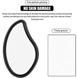 Sync It Up Crystal Hair Eraser for Women and Men, Magic Crystal Hair Removal for Back Arms Legs, Painless Exfoliation Washable & Reusable Epilator for Smooth Skin (Black)