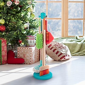 Battat- Kids Cleaning Set – Cleaning Toys For Toddlers, Children – Pretend Play Kit- Broom, Mop, Brush, Dustpan, Duster- Sweep n' Clean- 2 Years +