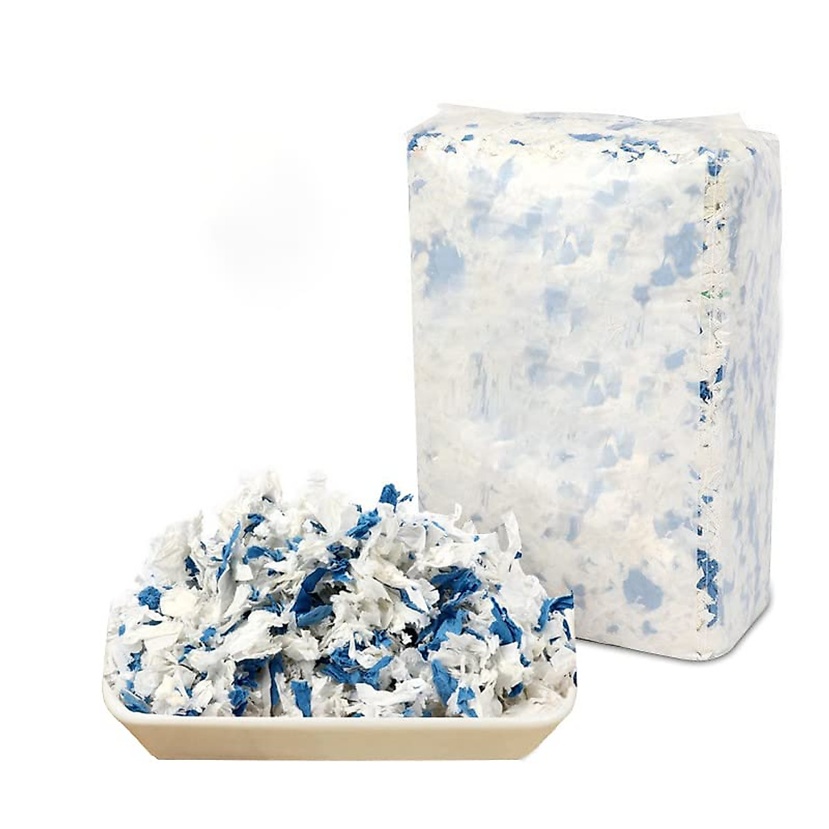 MUYG Hamster Bedding Guinea Pig Cage Paper Beddings Liner Small Pet Dust-Free Odor Control Papers Litter for Rabbits Syrian Dwarf Mice Chinchilla Hedgehog 450G