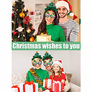 Xtinmee 25 Pcs Christmas Tree Costume Set for Women Festive Party Dress Christmas Tree Adult Outfit for Xmas Party Costumes (X-Large)