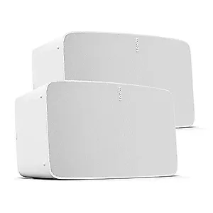 Sonos Five Two Room Set - The high-Fidelity Speaker for Superior Sound (White)