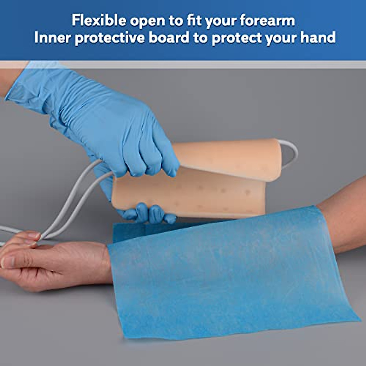 SimCoach Phlebotomy and Venipuncture Practice Kit, Wearable IV Practice Trainer Kit, IV Start Kit for Medical Education, Fit-on Intravenous Injection Simulator, Nursing School Essentials