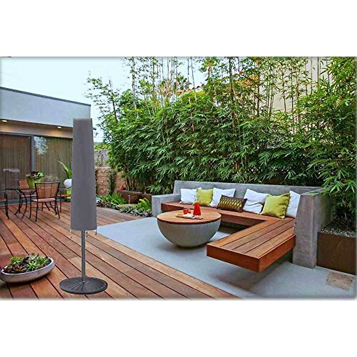 Garden Balsam Umbrella Cover for 6ft to 9ft Patio Umbrellas, Waterproof and Durable Market Umbrella Cover with Zipper and Rod