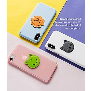 Ringke Magnetic Character Metal Plate Kit - Animal Edition (5 Pack, 1 Each) with 3M Adhesive Pad Compatible with Magnet Phone Car Mount Holder for Smartphone, iPad, Tablet, and Other Devices