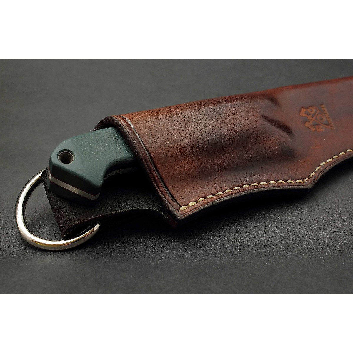 Sheath/Cover/Holster for the Benchmade Bushcrafter 162 - Handmade Custom Leather