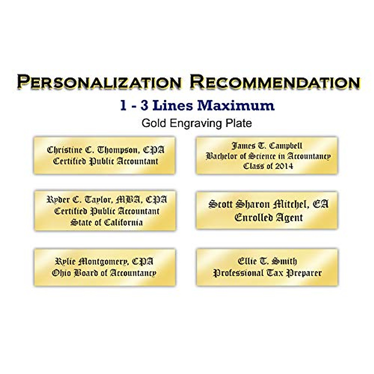 CPA License State Board Accountancy Personalized Certified Public Accountant Certificate School Document Holder Case Plaque Frame Exam Financial Planning Student Gift Graduate