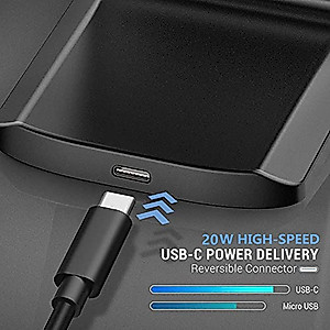 20W Upgraded Fast Wireless Charger,Wireless Charging Stand Compatible iPhone 14/14 Plus/13/12/11/Pro/XR/XS Max/X/8.Phone Charger Docks for Samsung Galaxy S22 S21 S20 S10/Note 20/10/Pixel 7