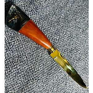 Golden Knife - Horse Style - Made in Brazil