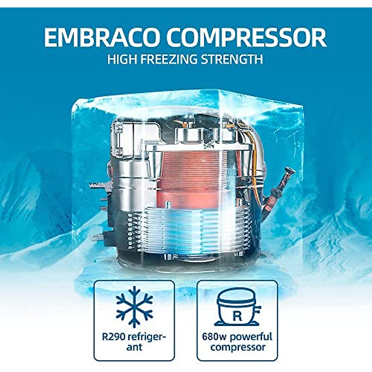 GSEICE Commercial Ice Maker Machine, 200lbs/24H Ice Machine with 80lbs Storage Ice Bin, Stainless Steel Big Storge Ice Maker Ideal for Home Coffee Shop Bars and Restaurant