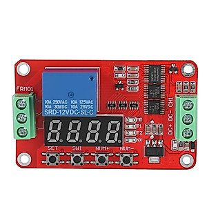 FRM01 Multifunction Infinite Loop Timing Self-Lock Relay Cycle Timer Module Automation Delay