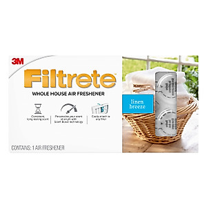 Filtrete Whole House Air Freshener for AC and HVAC Air Filter, Linen Breeze
