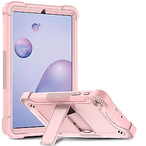 BAISRKE Case Cover for Galaxy Tab A 8.4 Case 2020, Heavy Duty Rugged Full-Body Hybrid Shockproof Drop Protection Cover for Samsung Galaxy Tab A 8.4 2020 Tablet Model SM-T307 / SM-T307U - Rose Gold