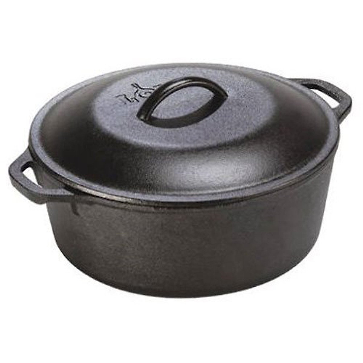 Lodge 5 Quart Cast Iron Dutch Oven. Pre-Seasoned Pot with Lid and Dual Loop Handle & Etekcity Food Scale, Digital Kitchen Weight Grams and Ounces for Baking and Cooking, Small, 304 Stainless Steel