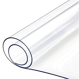 MYOYAY 79 x 40 inch 2mm Thick Clear PVC Table Cover Protector Soft Transparent Tablecloth Waterproof Oil Proof Kitchen Dining Table Cloth for Rectangular Table Writing Desk
