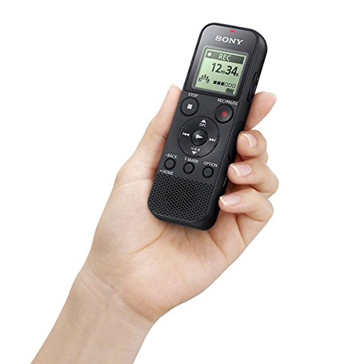 Sony ICD-PX370 Mono Digital Voice Recorder with Built-In USB Voice Recorder,black
