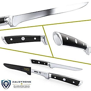 The Gladiator Series Butcher Bundle - The Gladiator Series 12" Slicing & Carving Knife (Granton Edge) Bundled with The Gladiator Series 6" Boning Knife