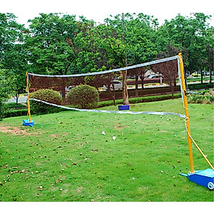 NKTM Badminton Net, Badminton Sets for Backyards with Net Badminton Net for Backyard Badminton Nets Portable Badminton Tournament Net for Garden Schoolyard Backyard (20 FT x 2.5 FT)