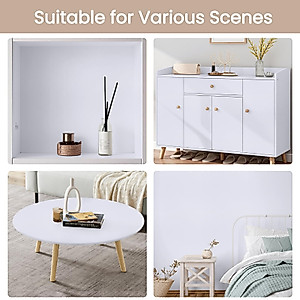 practicalWs 15.7 inch x118 inch White Contatc Paper Self-Adhesive Removable Wallpaper Easy to Apply Peel and Stick Wallpaper Kitchen Countertop Cabinet Reform Decor Wall Paper