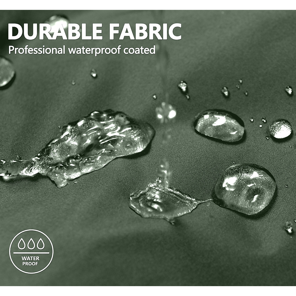 Little Donkey Andy Women's Waterproof Rain Jacket Lightweight Outdoor Windbreaker Rain Coat Shell for Hiking,Travel Military Olive M