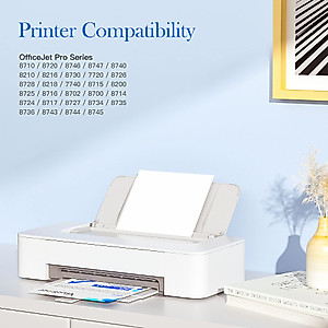 Valuetoner Remanufactured Ink Cartridges Replacement for HP 952 XL 952XL High Yield for OfficeJet Pro 8710 8720 7740 8740 7720 8715 8702 Printer (1 Black,1 Cyan,1 Magenta,1 Yellow, 4 Pack)