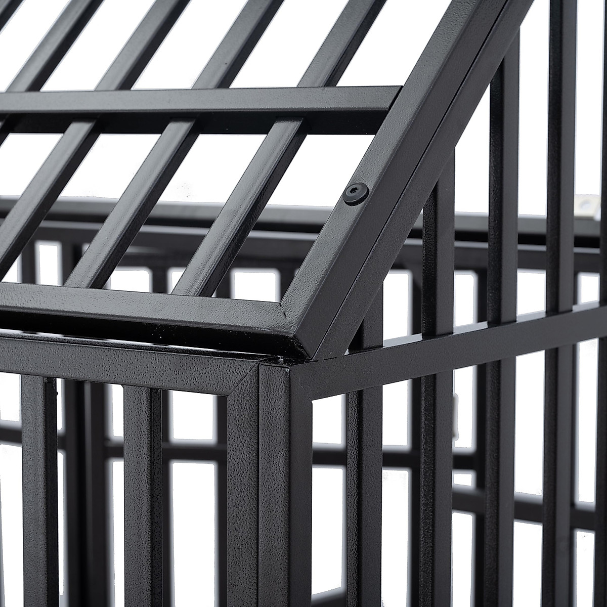 Heavy Duty Dog Crate,XXL Dog Crate,Large Dog Crate,Indestructible Dog Cage Large Dogs 48 Inch,Impact Dog Crates for Large Dogs,Steel Dog Crate,Giant Dog Crate,Crate with Roof & Window on Roof