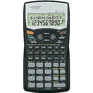 Sharp EL-531WHBK Scientific Calculator