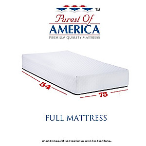 Orthosleep Products 7 Inch Double Layered Memory Foam Mattress Size Full