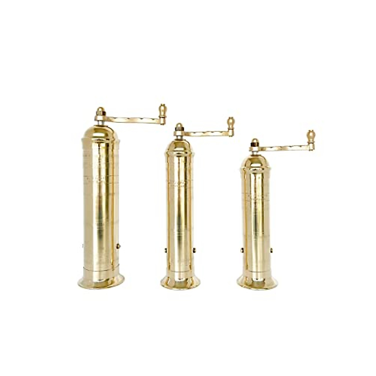 The Original European Pepper Mill 8'' Brass Pepper Mill