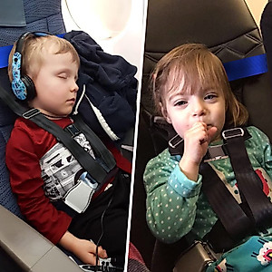 Cowiewie Child Airplane Safety Travel Harness-Portable Safety Restraint System Airplane Accessory for Child