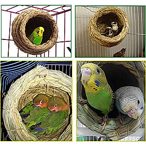 Pet Bird Bird House Bird Nest Parakeet Budgie Cockatiel Finch Sparrows Breeding Nesting Bird Aviary Cage Box Anti-Pecking Bite